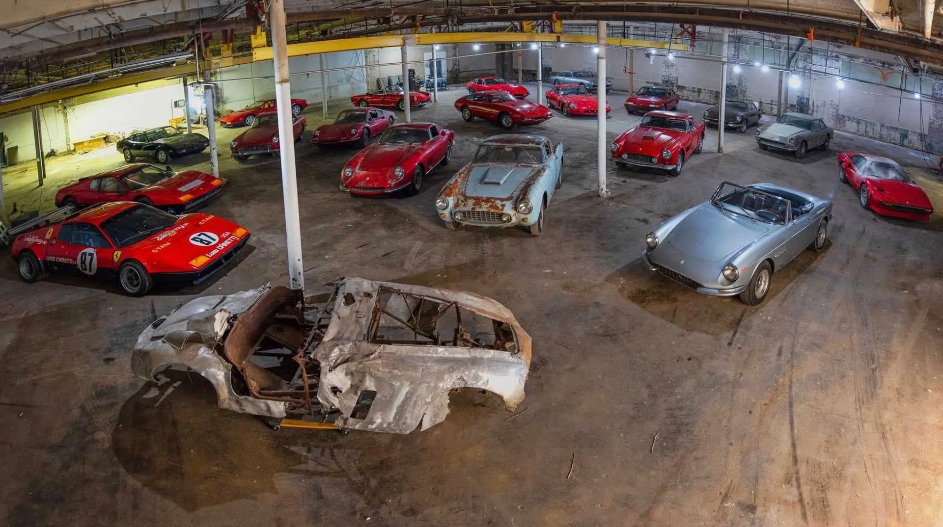 Ferrari "Barn Find" Features 20 Cars Lost In Hurricane Charley ...