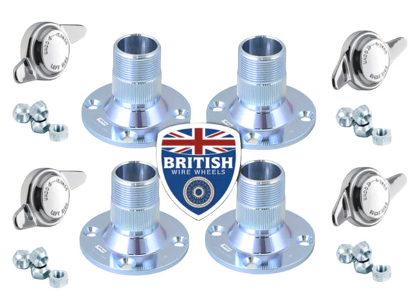 Triumph TR2 TR3 TR4 TR5 TR250 TR6 TR7 - Wire Wheel Conversion Kit ...