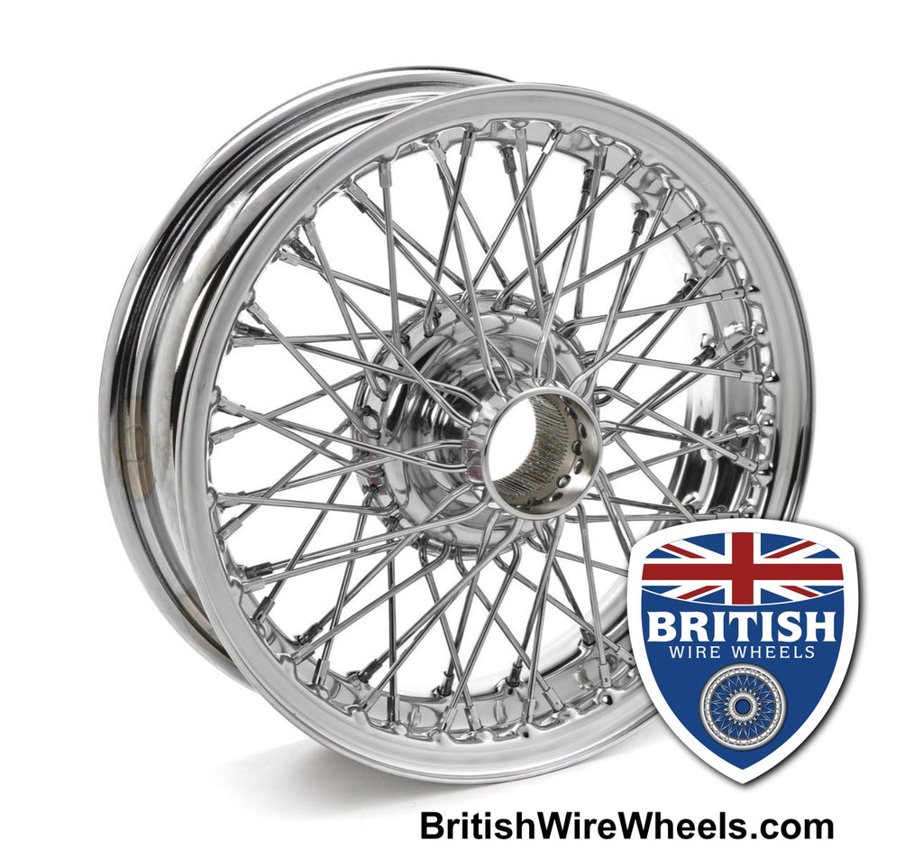 xw452 - 4.5" x 15" / 60 Spoke - Chrome/Tubeless - BritishWireWheels.com ...
